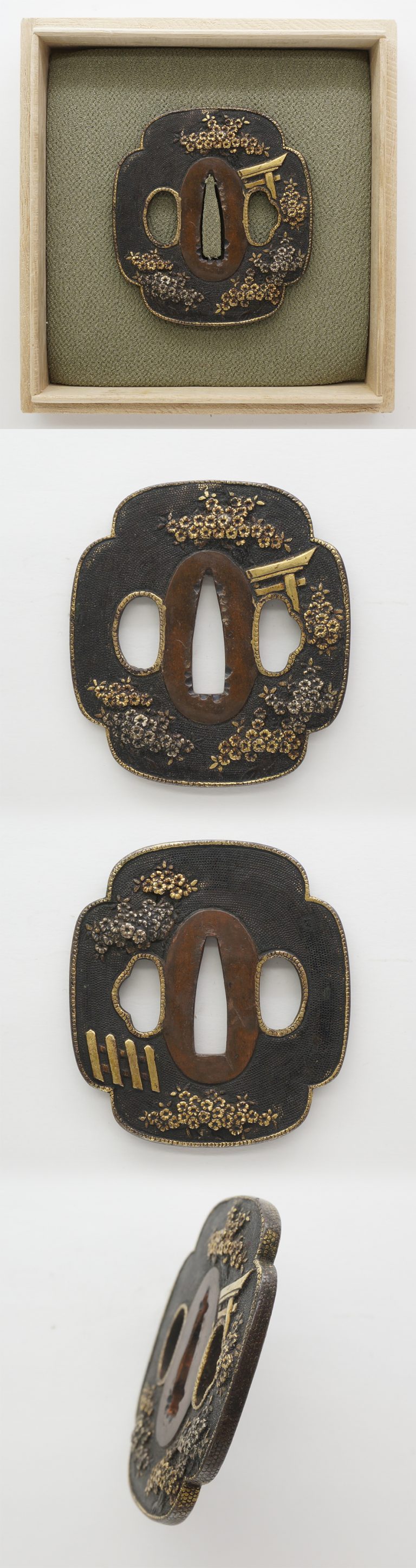 Tsuba: mumei snake | Japanese Sword Online Museum
